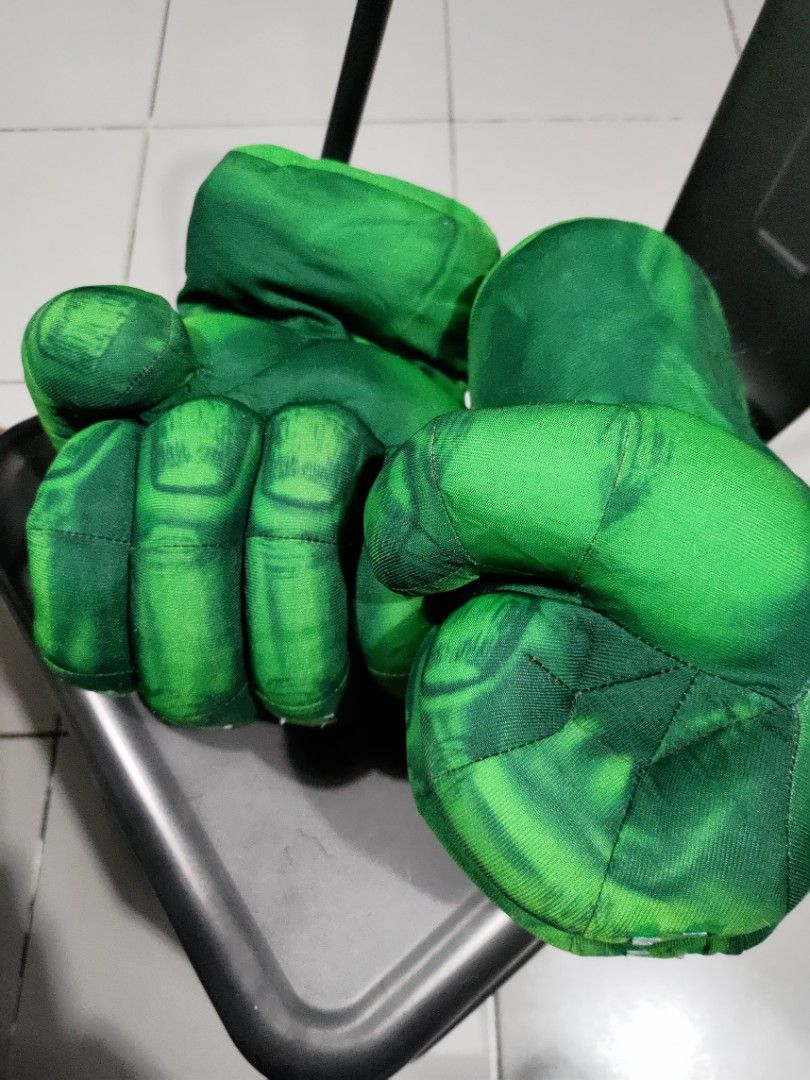 Marvel The Hulk Gloves on Carousell