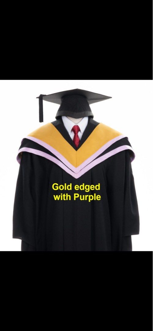 Masters of science electronics graduation gown and hat, Women's Fashion ...