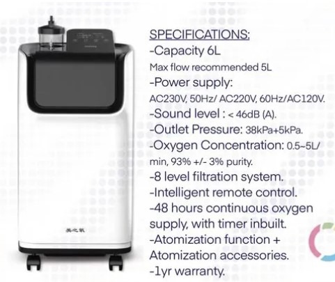 Medical Oxygen Ventilator Oxygen Concentrator Oxygen Machine Oxygen ...