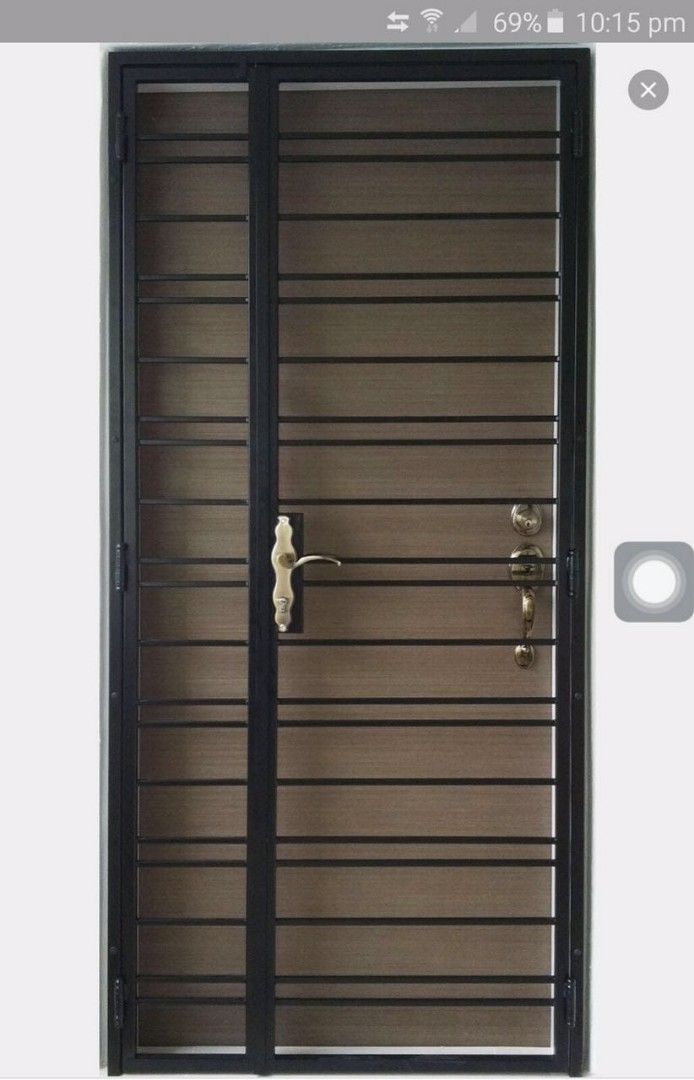 HDB/bto mild steel gate 3x7, Furniture & Home Living, Furniture, Other ...