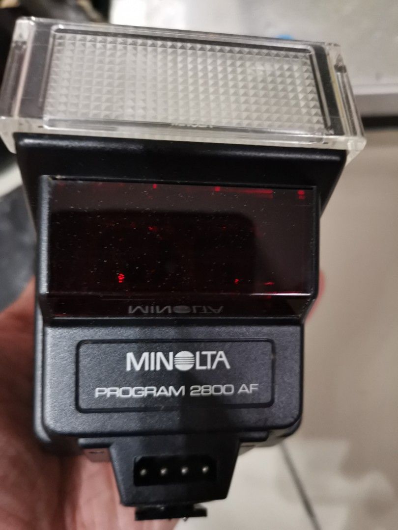 Minolta 2800 AF flash camera, Photography, Photography Accessories ...
