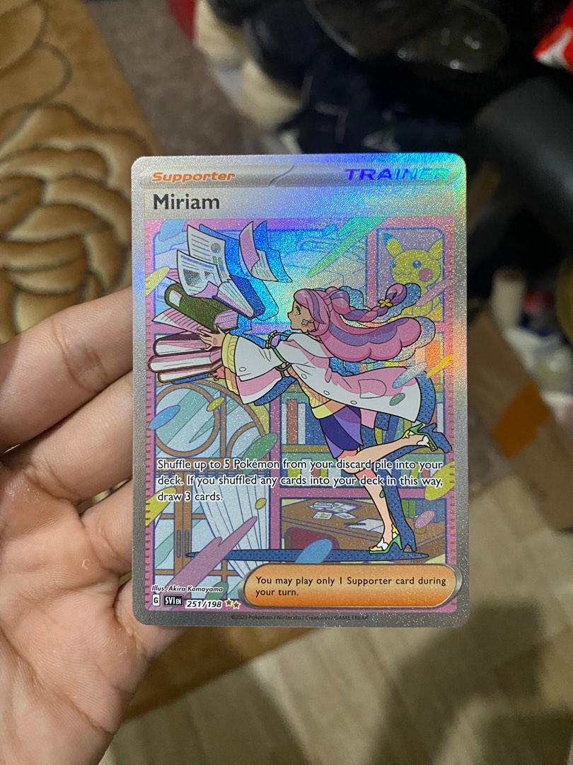 Miriam 251/198 SIR Full Art Trainer - Pokemon Scarlet & Violet, Video ...
