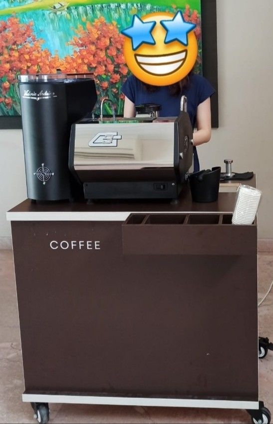 Mobile collapsible coffee cart, Everything Else on Carousell