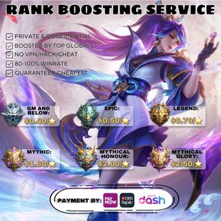 Mobile Legends MLBB Boosting/Joki, Video Gaming, Gaming Accessories, In ...