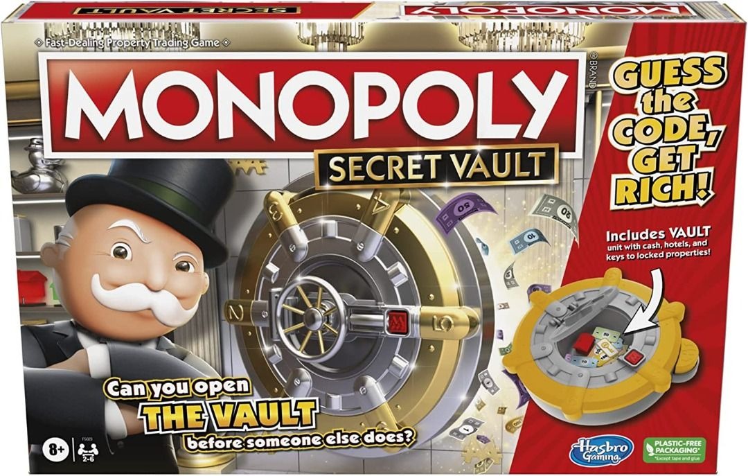 Monopoly Secret vault board game, Hobbies & Toys, Toys & Games on Carousell