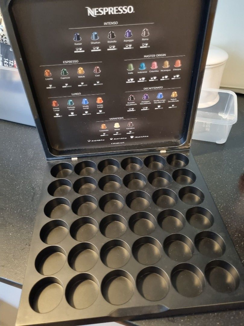 Nespresso capsule wooden box, Furniture & Home Living, Kitchenware ...