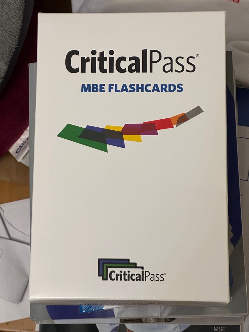 New York Bar Exam - Critical Pass Flashcards for MBE, 其他, 其他 - Carousell