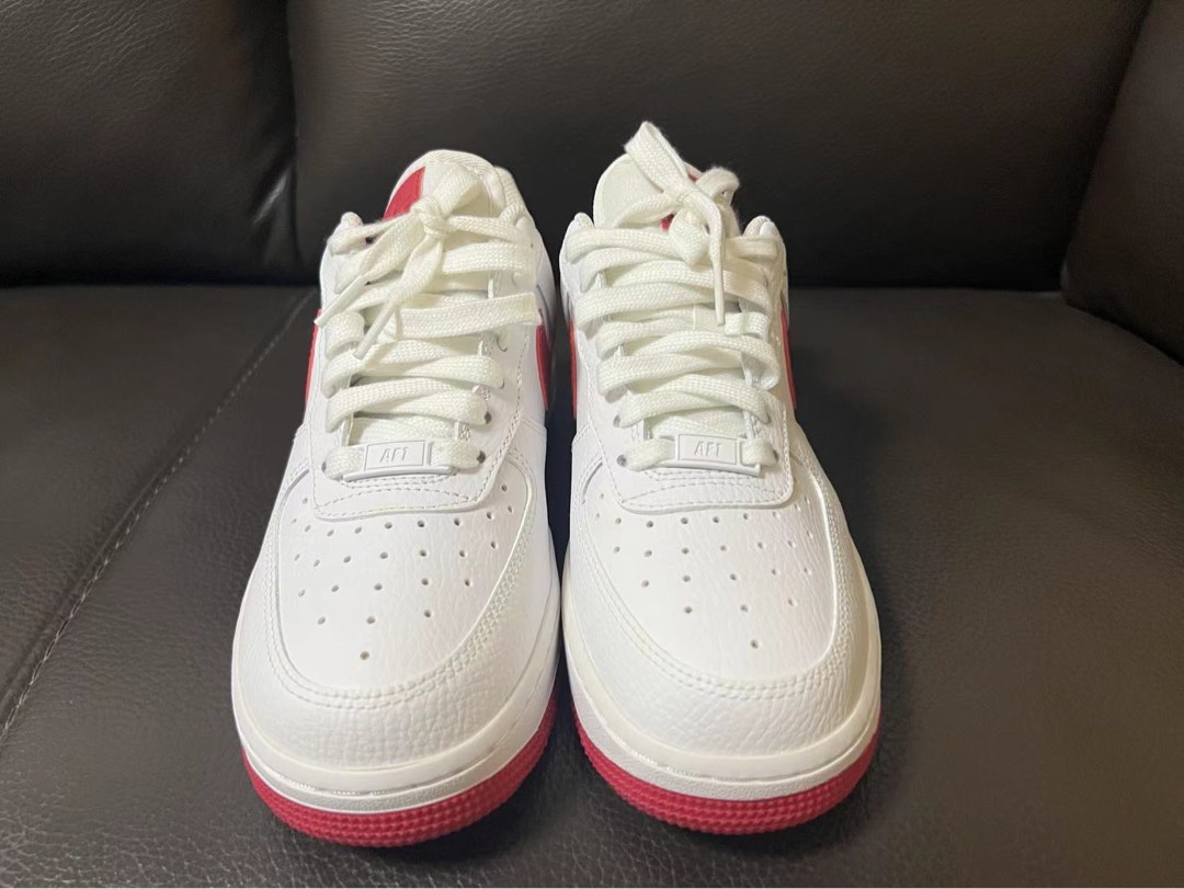 Nike air force 1 low white wild cherry Women us6, 女裝, 鞋, 波鞋 - Carousell