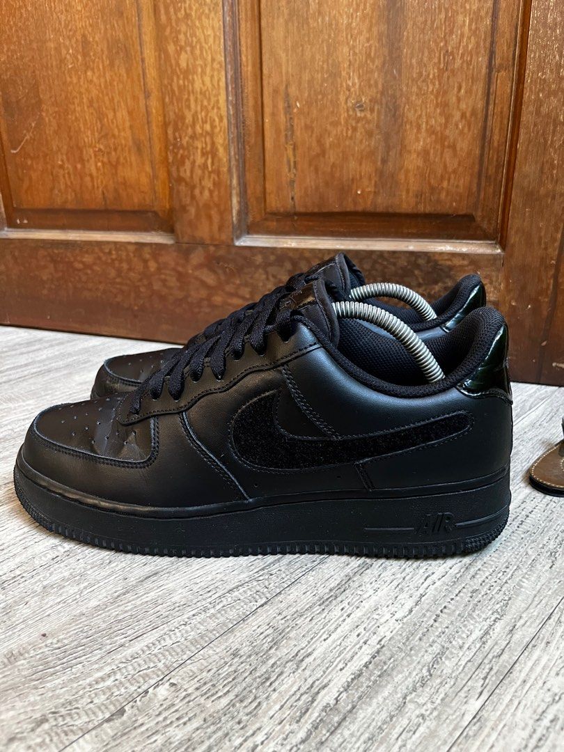 Nike Air Force 1 Removable Swoosh Size 10, Men's Fashion, Footwear ...