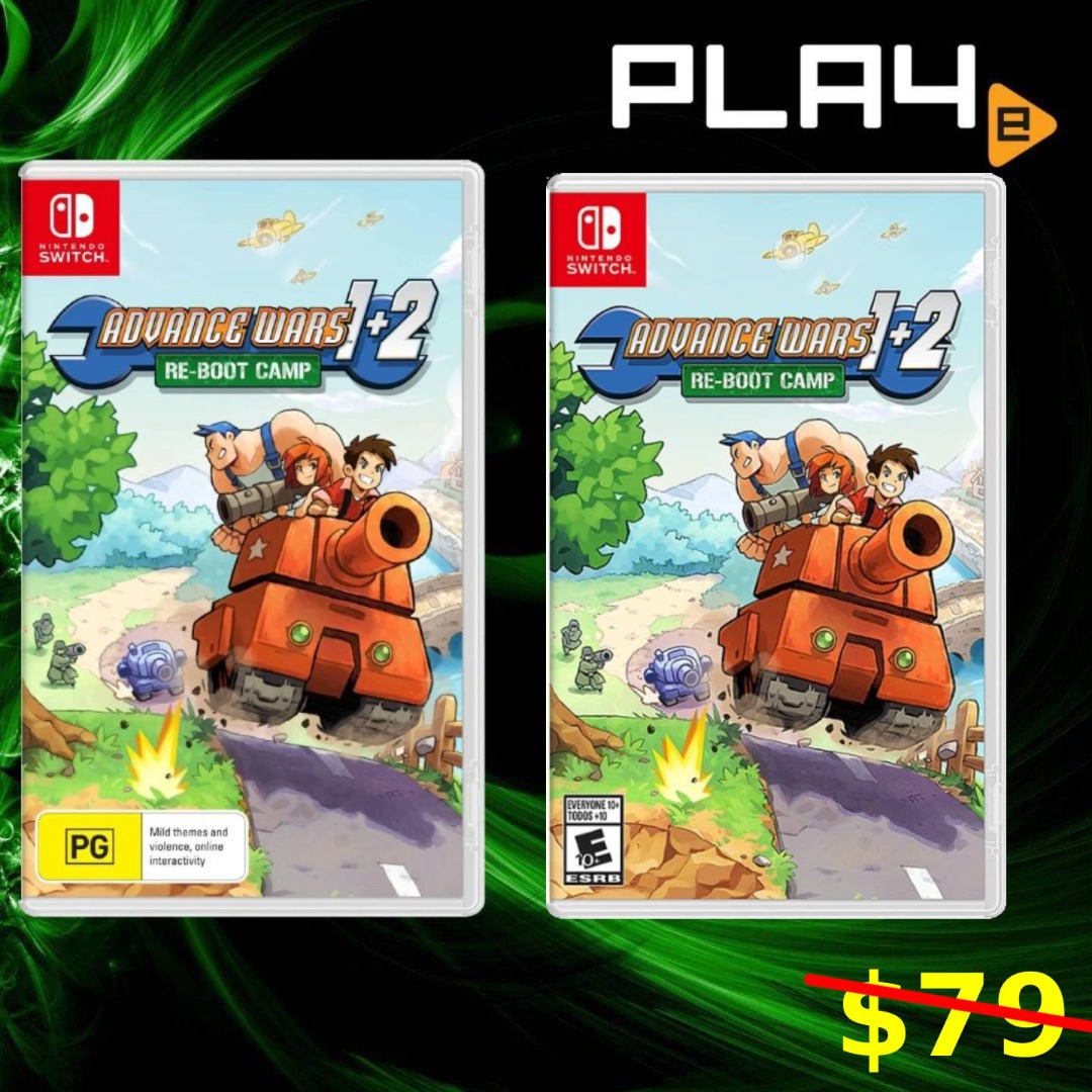 Nintendo Switch Advance Wars 1 + 2: Re-Boot Camp Brand New, Video ...