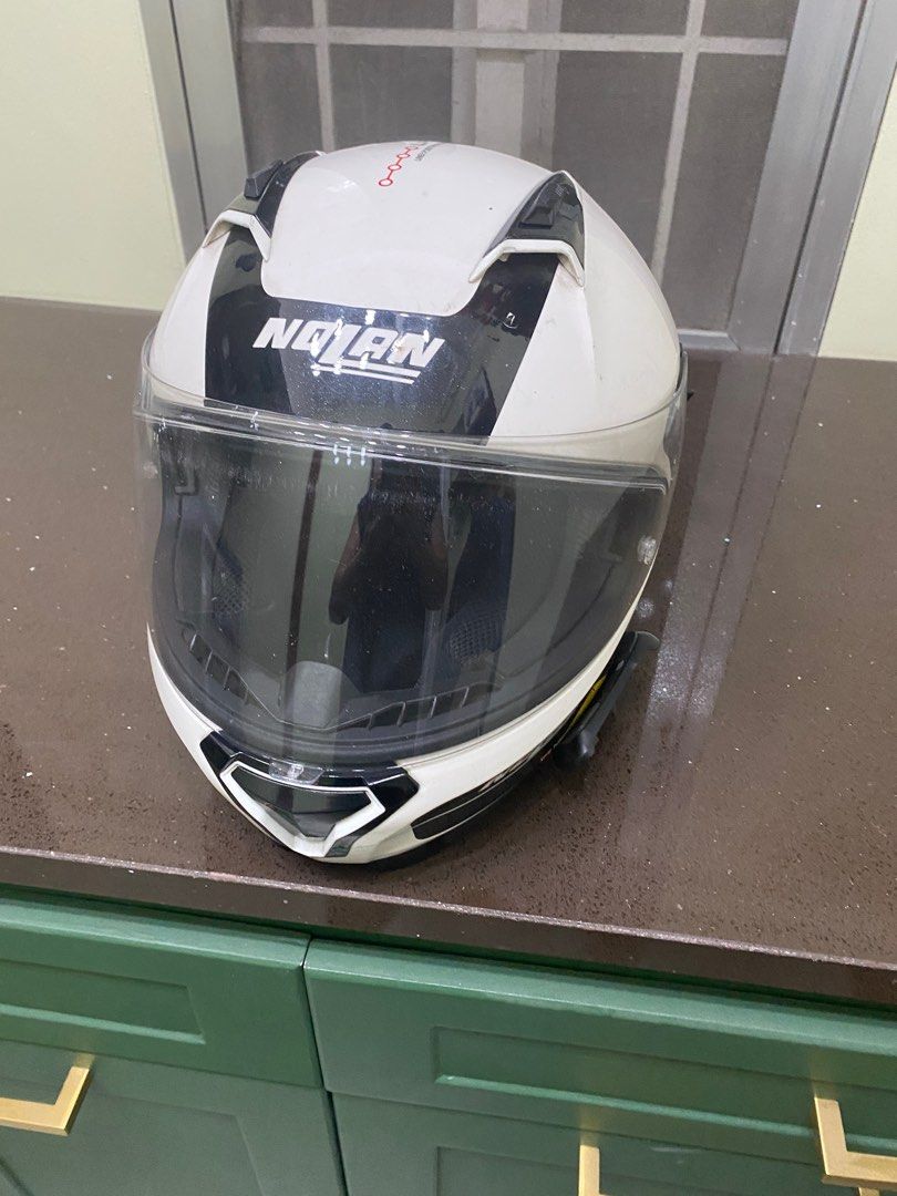 nolan helmet size m and cardo packtalk bold, Motorbikes, Motorbike ...