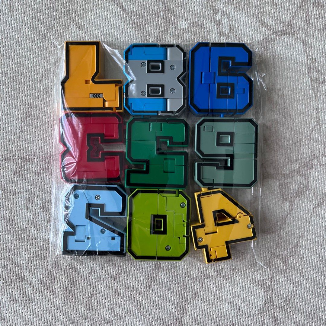 Number Transformer Robots, Hobbies & Toys, Toys & Games on Carousell