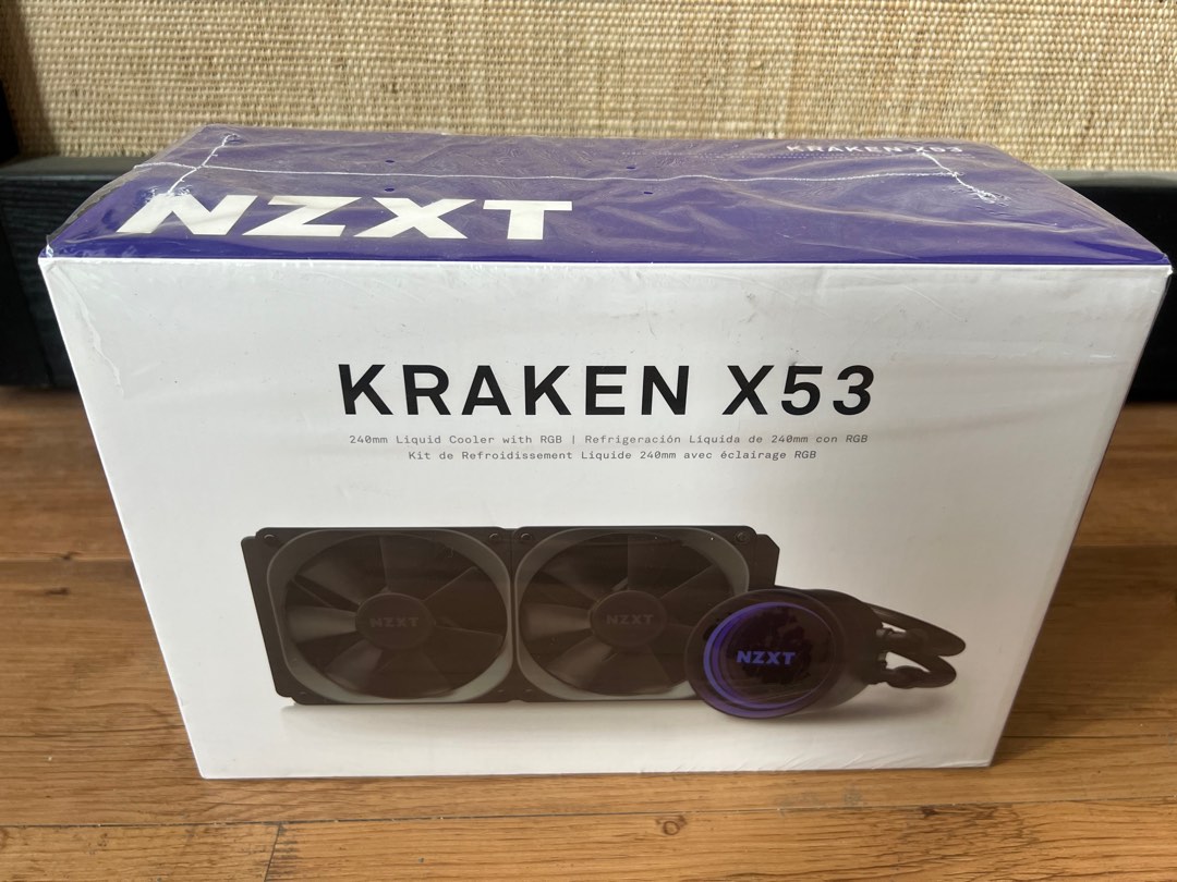 NZXT Kraken X53 Liquid Cooler AIO Complete Set with Freebies, Computers ...