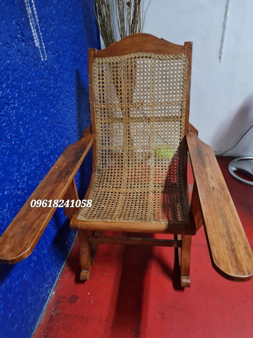 Old Narra Butaka Rocking chair, Furniture & Home Living, Furniture ...