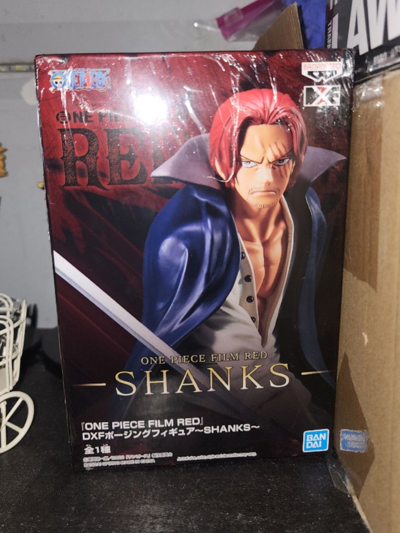 One piece film red shanks pose figure, Hobbies & Toys, Toys & Games on ...