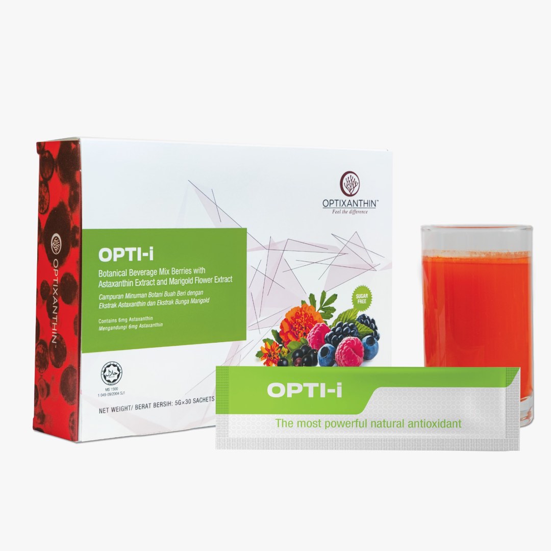 Optixanthin OPTI-I eye supplement, Health & Nutrition, Health ...
