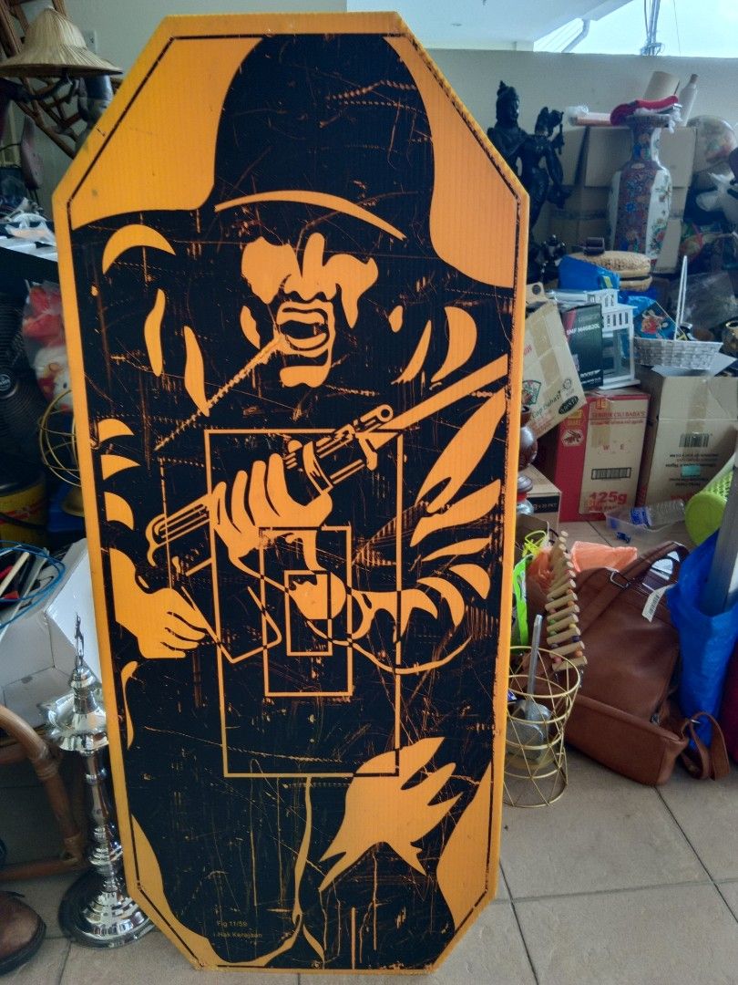 Original Malaysian Army Shooting Range Target (Figure 11), Hobbies ...