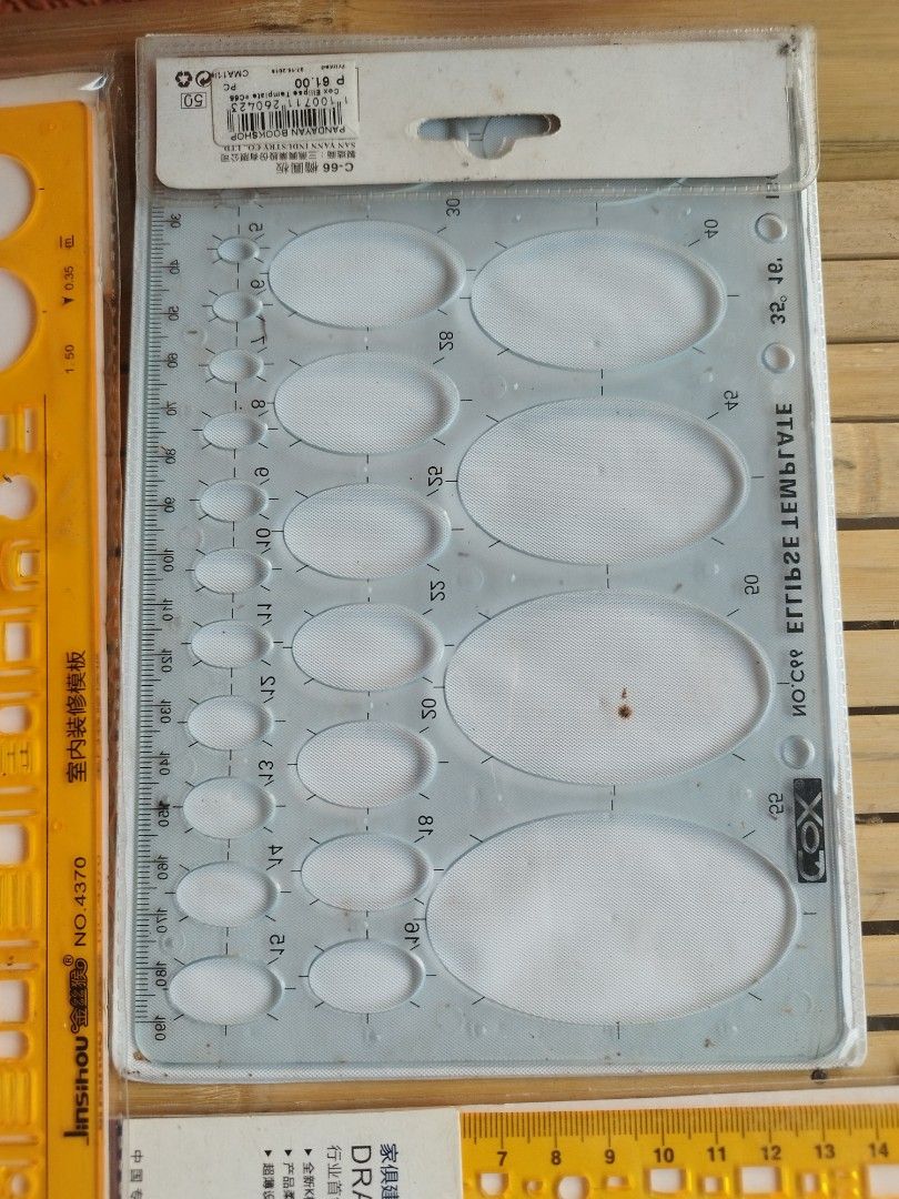 Oval Drawing Template on Carousell