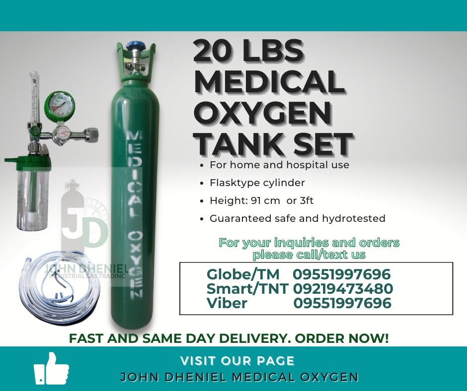 oxygen tank complete set, Health & Nutrition, Medical Supplies & Tools ...