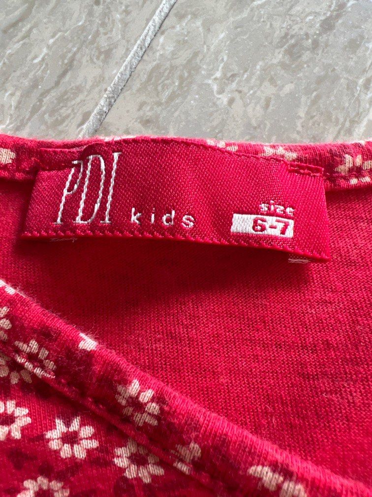 Padini Kids Girl Red Chinese Dress, Babies & Kids, Babies & Kids ...