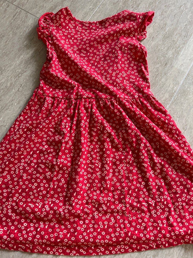 Padini Kids Girl Red Chinese Dress, Babies & Kids, Babies & Kids ...