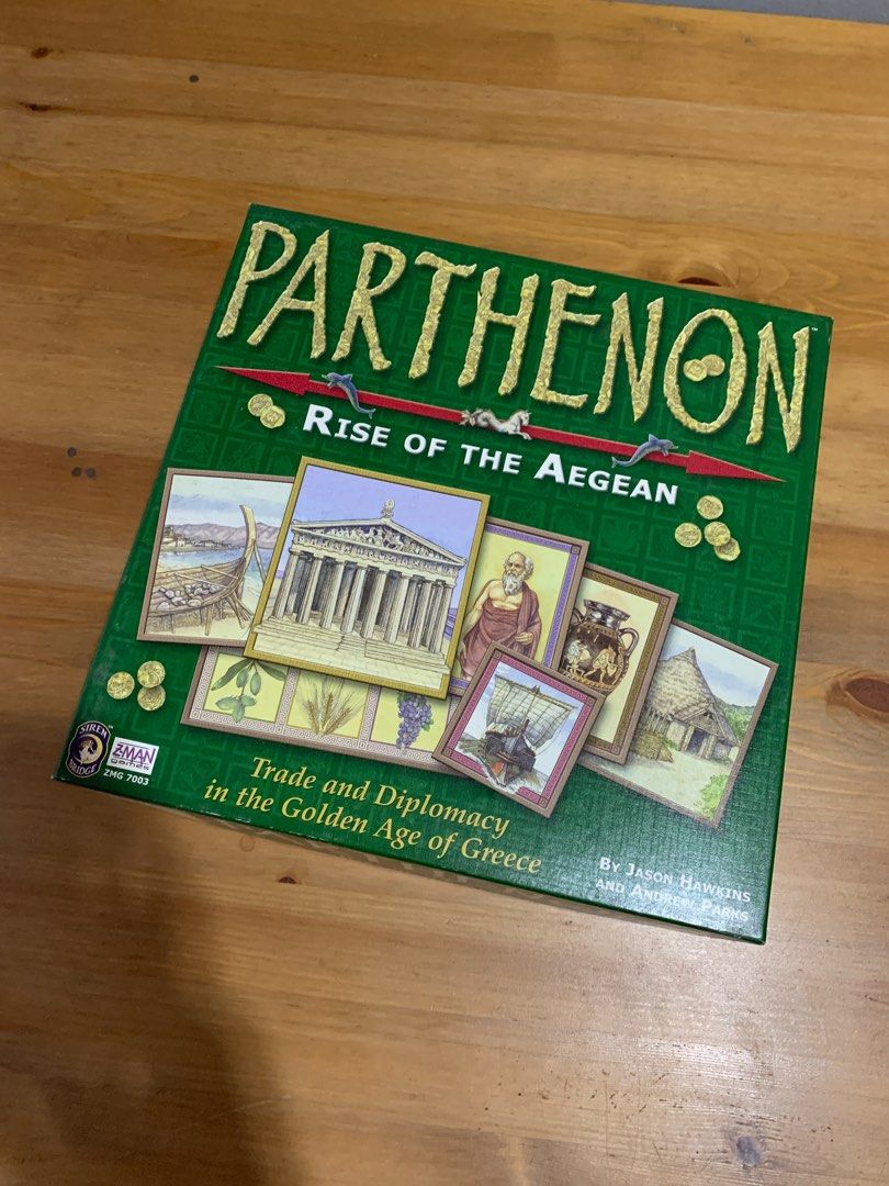 Parthenon Rise of the Aegean board game, Hobbies & Toys, Toys & Games ...