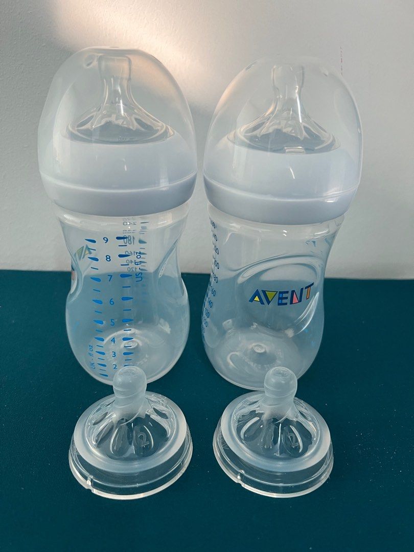 Philips Avent Natural/Nuk Milk Bottles, Babies & Kids, Nursing ...