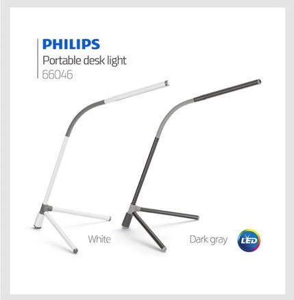 Philips Geometry LED Desk Light Lamp 1.5W USB 70 lumen cool white ...