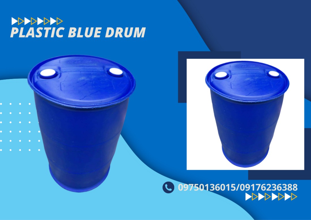 Plastic Blue Drum, Commercial & Industrial, Industrial Equipment on ...