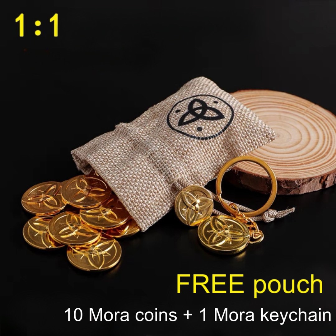 [Instock] 1:1 Mora Coins Genshin Impact Merchandise, Hobbies & Toys ...