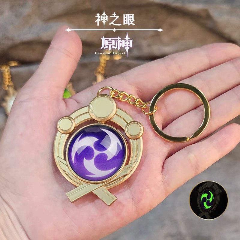 [Instock] Genshin Impact Vision Luminous Glow in the Dark Metal ...