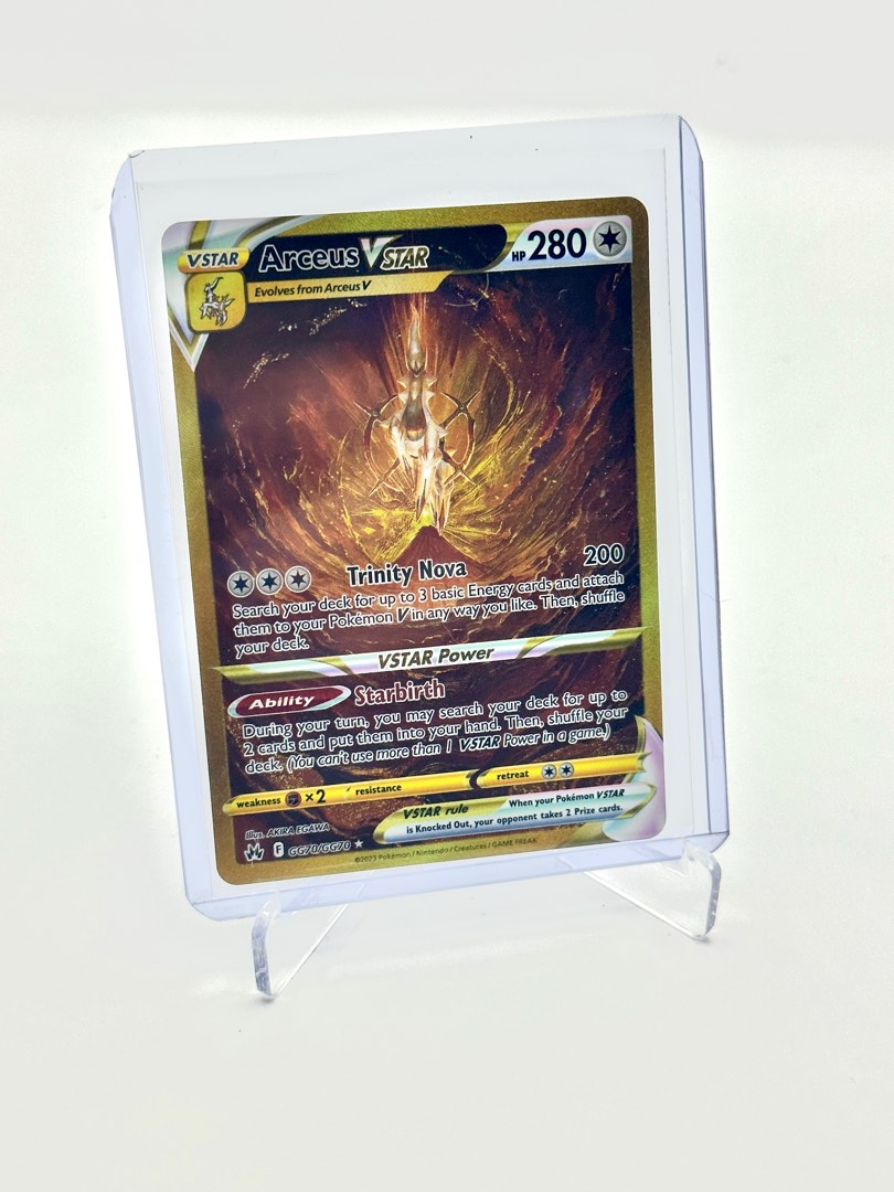 Pokemon TCG Arceus VSTAR Gold, Hobbies & Toys, Toys & Games on Carousell