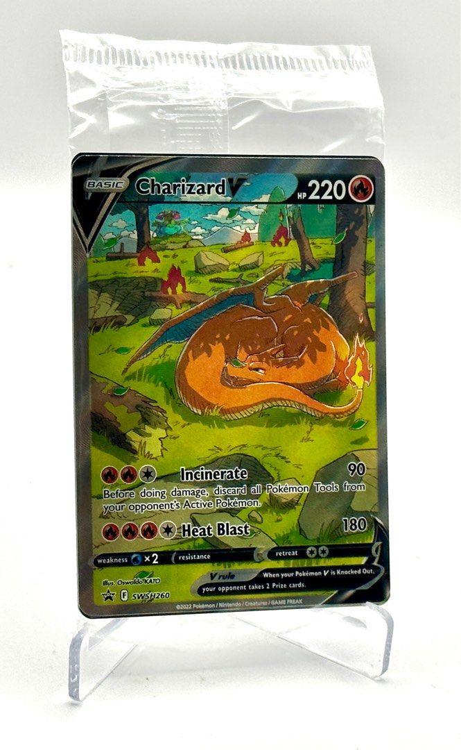 Pokemon TCG Charizard UPC Sealed promo pack, Hobbies & Toys, Toys ...