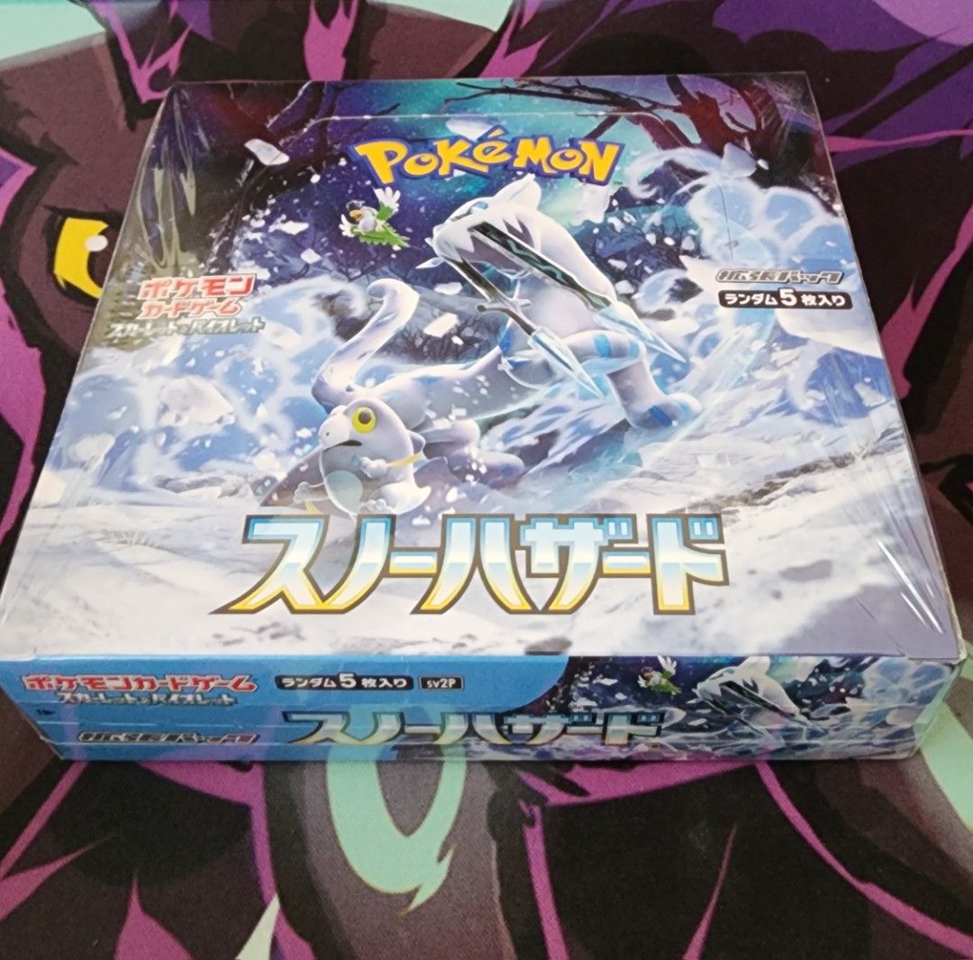 Pokemon TCG Japanese Snow Hazard Booster Box, Hobbies & Toys, Toys ...