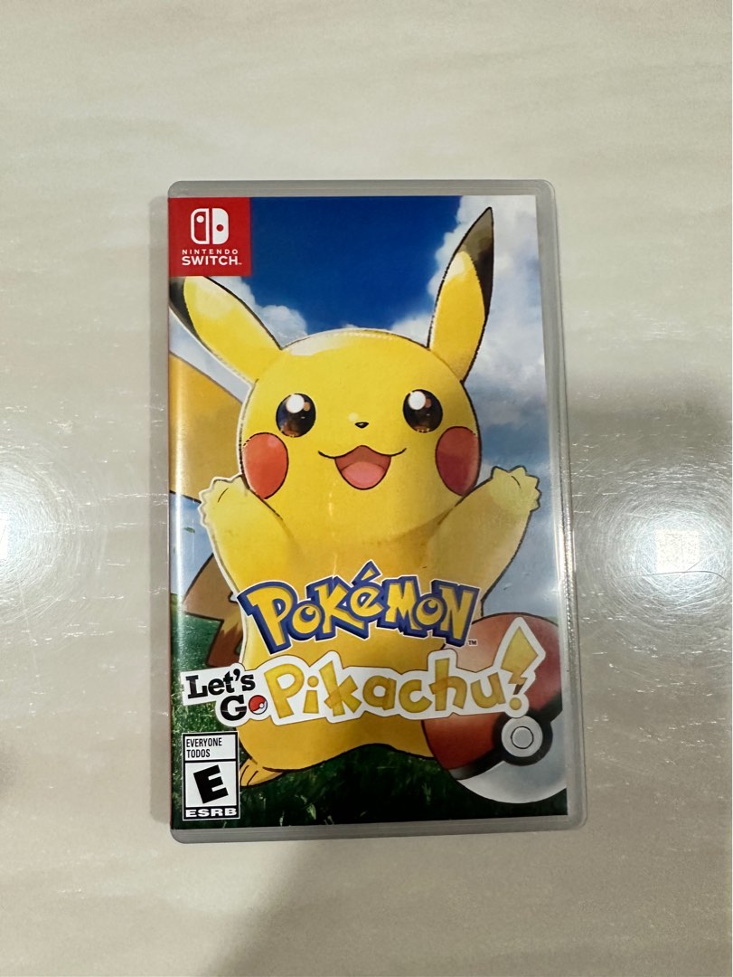 Pokémon let’s go Pikachu Nintendo Switch game, Video Gaming, Video ...