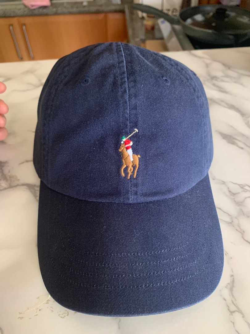Polo Ralph Lauren Dad Hat Navy Blue, Men's Fashion, Watches ...