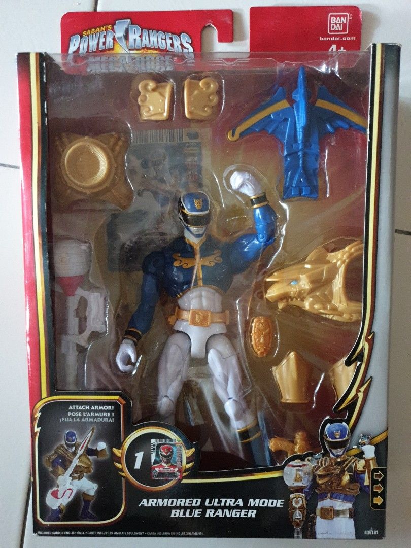 POWER RANGERS MEGAFORCE (ARMORED ULTRA MODE BLUE RANGER), Hobbies ...