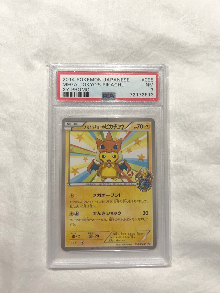 PSA 7 Mega Tokyo Pikachu Charizard Poncho, Hobbies & Toys, Toys & Games ...