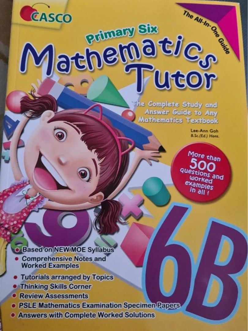 PSLE CASCO MATHEMATICS TUTOR 6 B, Hobbies & Toys, Books & Magazines ...