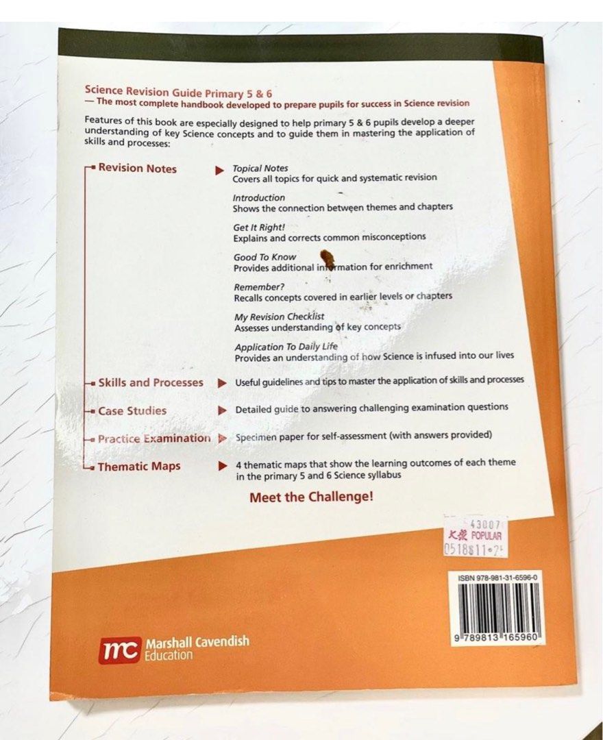 PSLE Science Revision Guide P5 P6, Hobbies & Toys, Books & Magazines ...