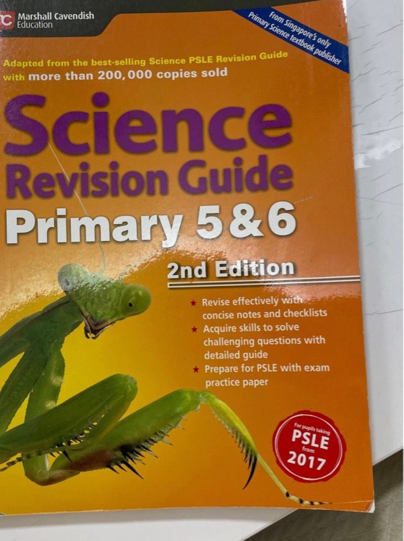 PSLE Science Revision Guide P5 P6, Hobbies & Toys, Books & Magazines ...