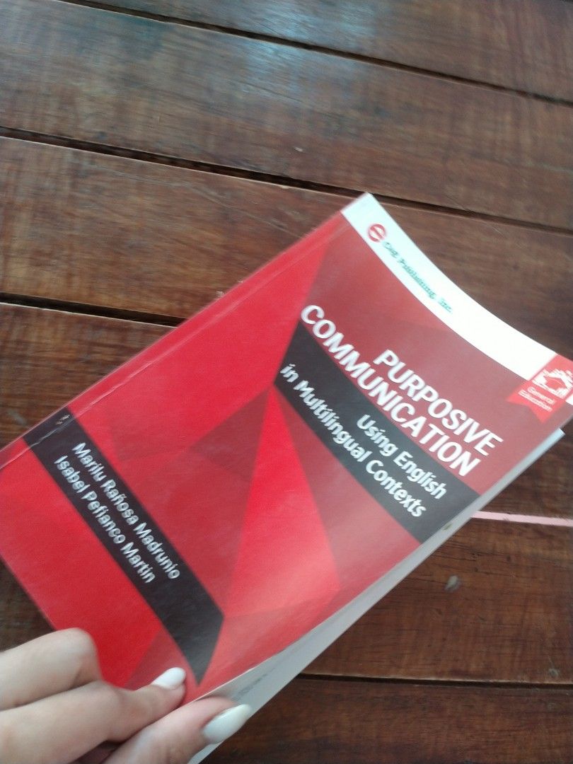 PURPOSIVE COMMUNICATION USING ENGLISH IN MULTILINGUAL CONTEXTS, Hobbies & Toys, Books ...