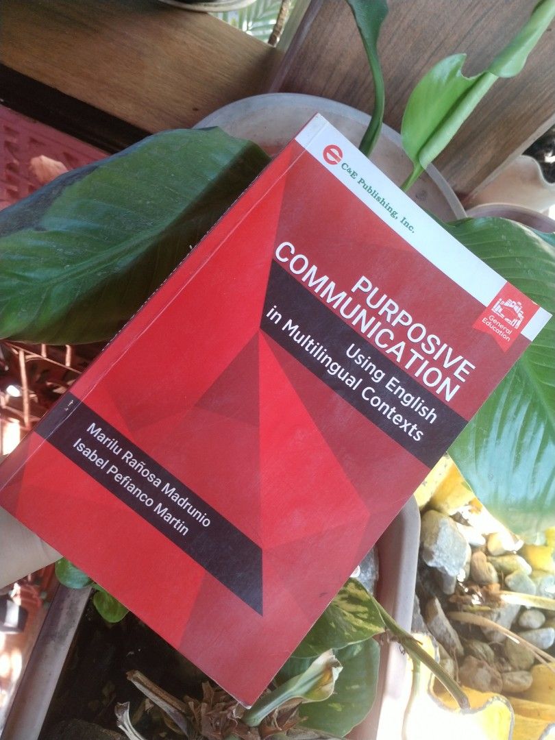 PURPOSIVE COMMUNICATION USING ENGLISH IN MULTILINGUAL CONTEXTS, Hobbies & Toys, Books ...