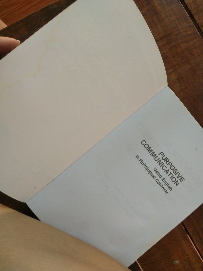 PURPOSIVE COMMUNICATION USING ENGLISH IN MULTILINGUAL CONTEXTS, Hobbies & Toys, Books ...