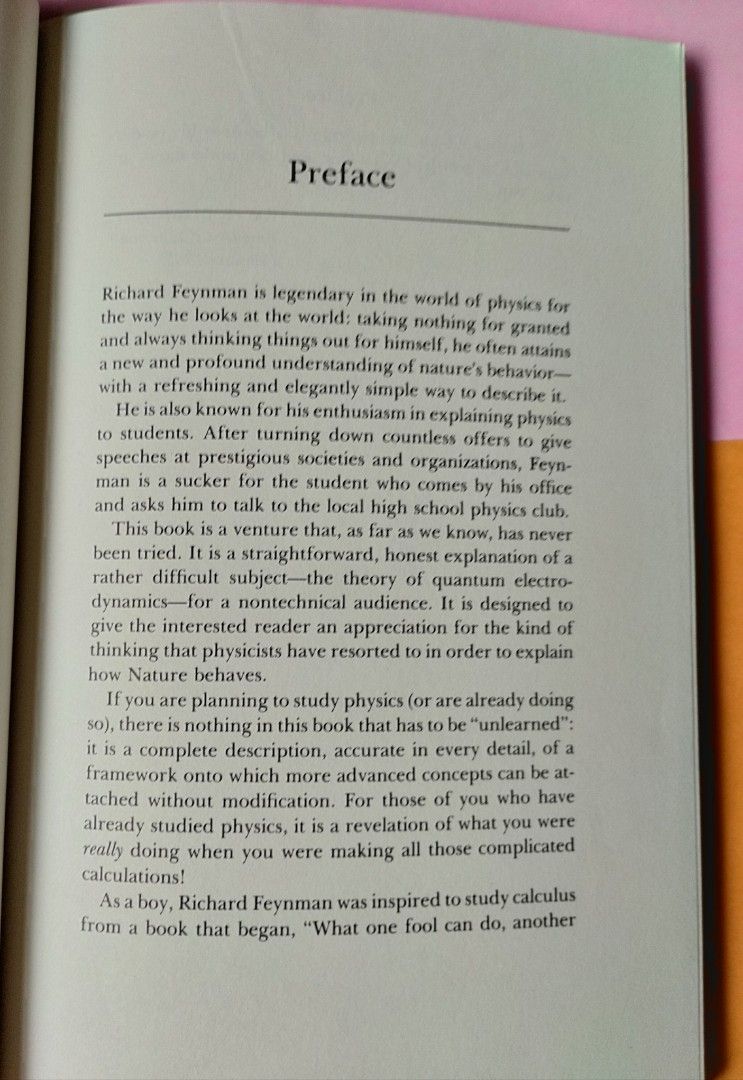 QED ( Quantum Electrodynamics ) : The Strange Theory of Light and ...