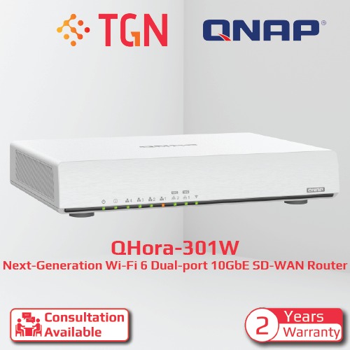 QNAP Qhora-301W Dual-WAN router with wifi 6 and 10G port, Computers ...