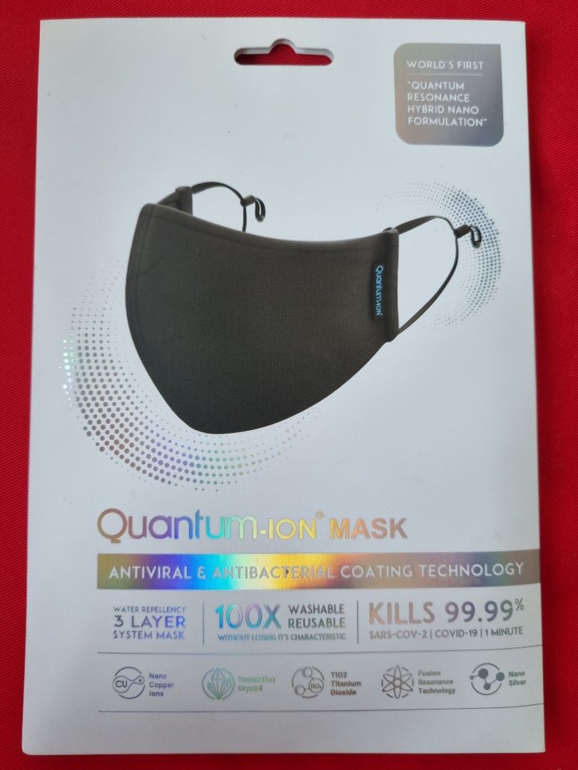 Quantum-Ion Mask, Health & Nutrition, Face Masks & Face Shields on ...