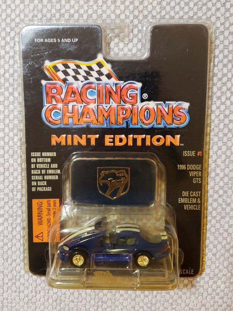 RACING CHAMPIONS MINT EDITION 1996 DODGE VIPER GTS, 興趣及遊戲, 收藏品及紀念品, 明星 ...