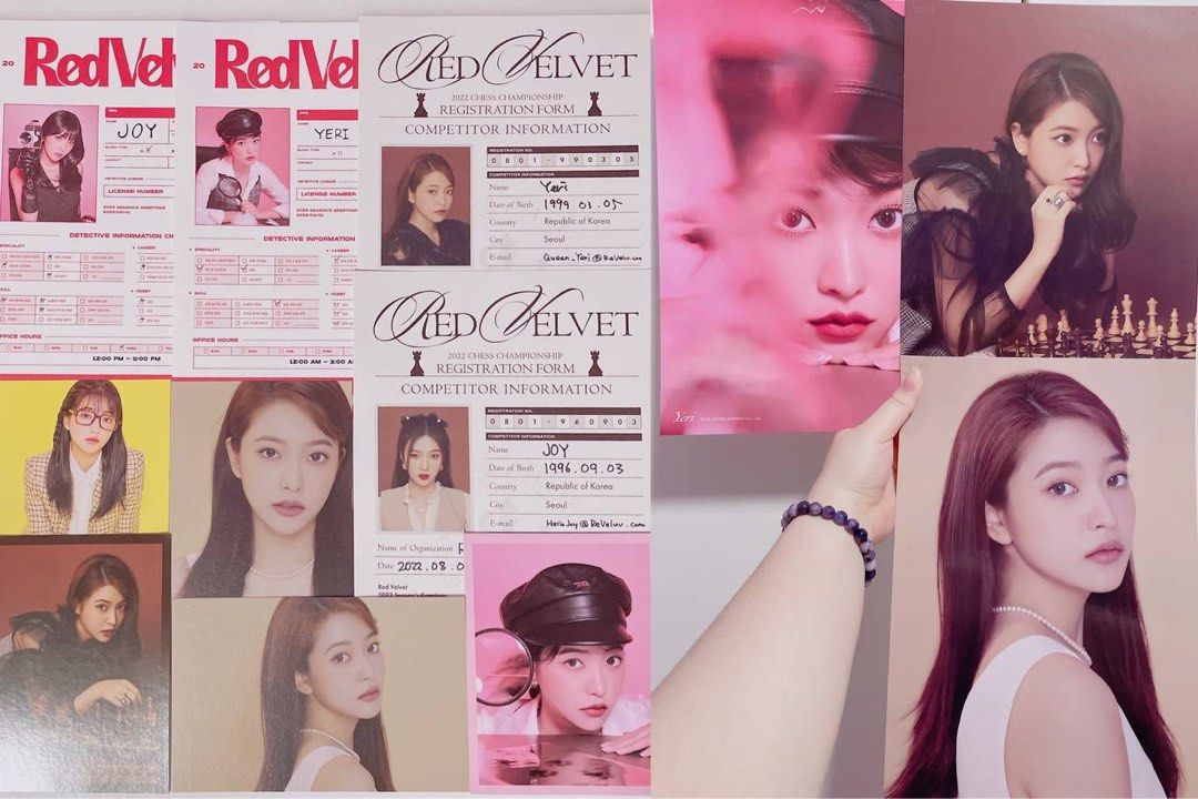 red velvet season greetings 2022 2023 inclusions poster postcard sg22 ...