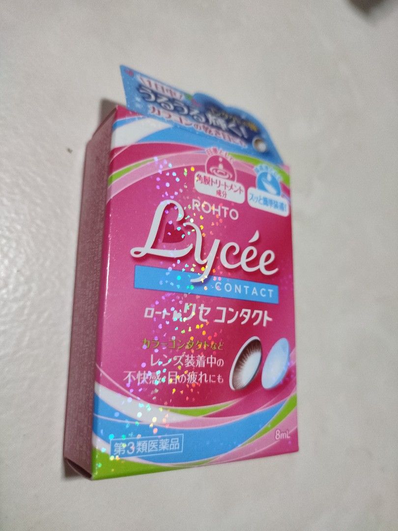 Rohto Lycee contact eye drops, Beauty & Personal Care, Vision Care on ...